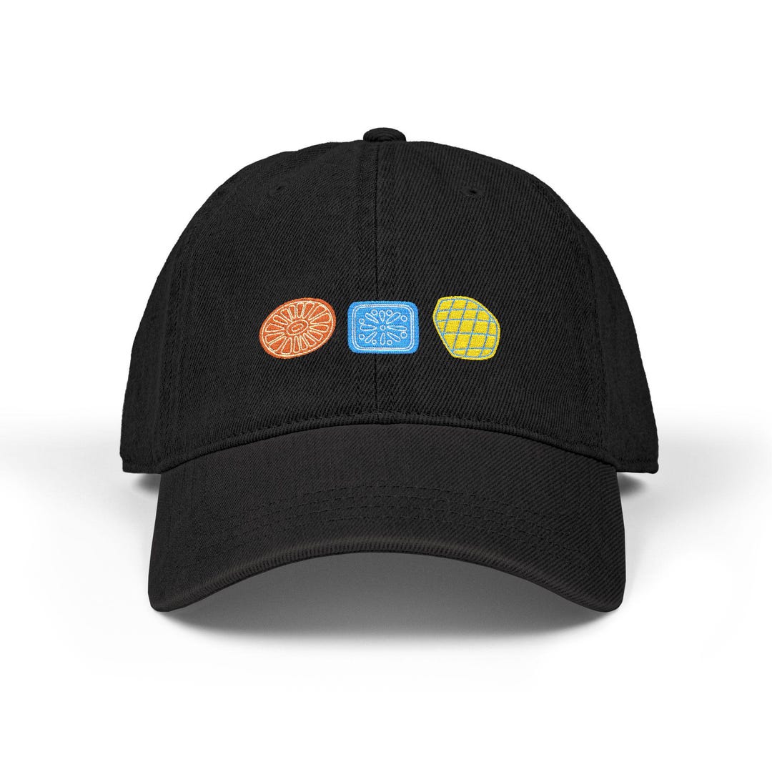 Old Fashioned Japanese Candy Embroidered Denim Cap Japanese Travel Hat ...