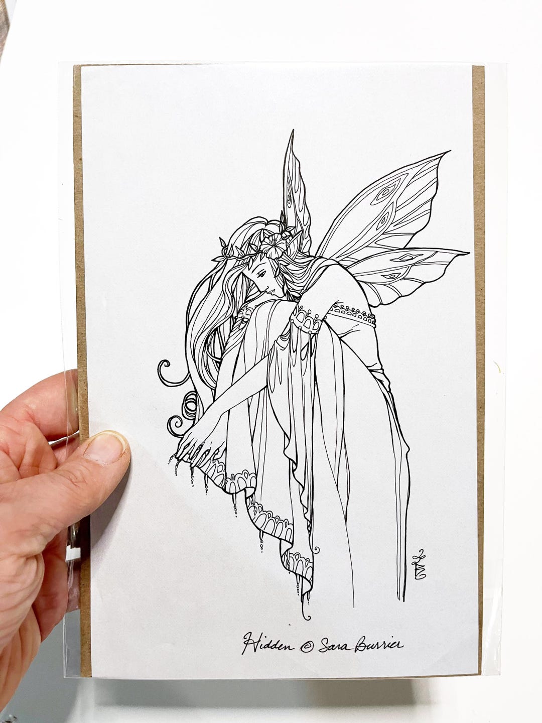 Hidden Original Ink Drawing - Etsy