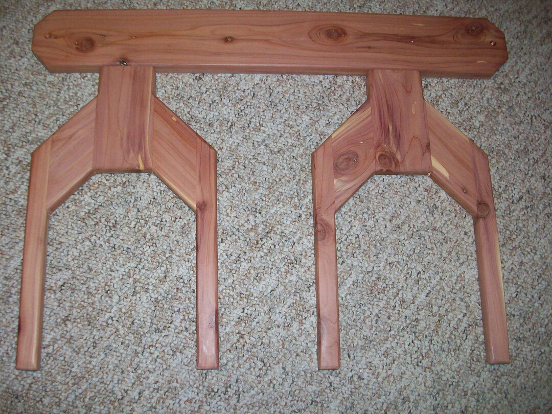 2 Hat Horizontal Western Cowboy Hat Rack . Made of Aromatic Cedar ...
