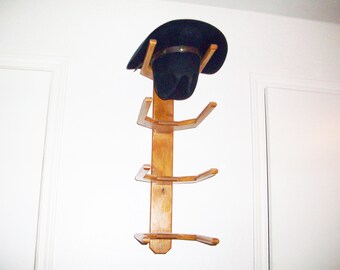 Wall Mount Hat Rack | Etsy
