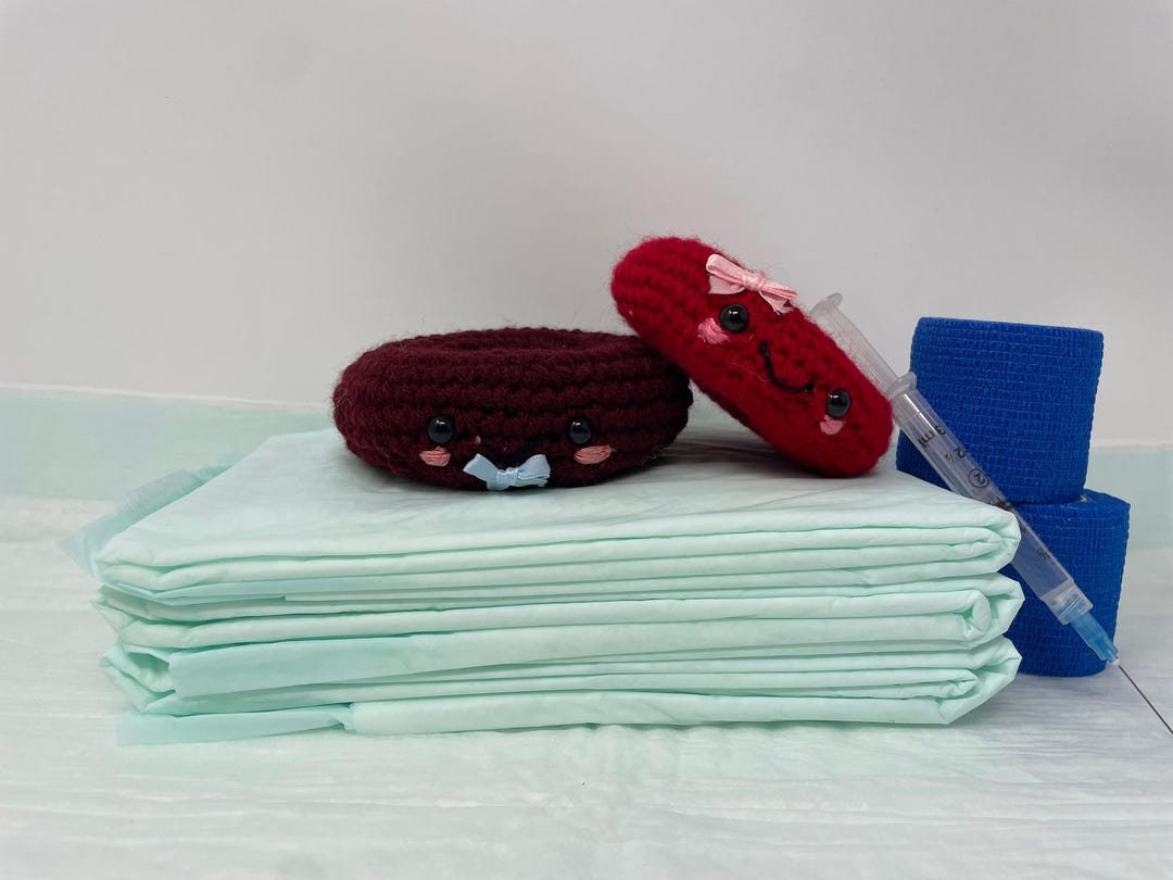 Crochet Blood Cells, Bill and Betsy the Blood Cells - Etsy
