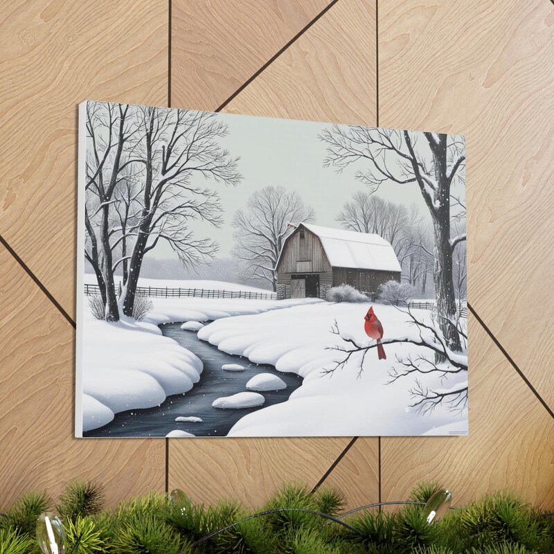 Winter Snow Scene - Etsy