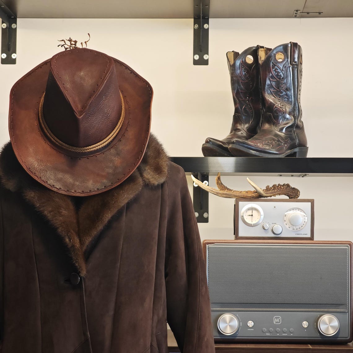 Bison Skin Cowboy Hat Wild West Style Cowboy Hat Customizable Gifts ...