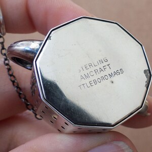 Vintage Find 1940s 925 Sterling Silver Tea Filter Infuser - Etsy