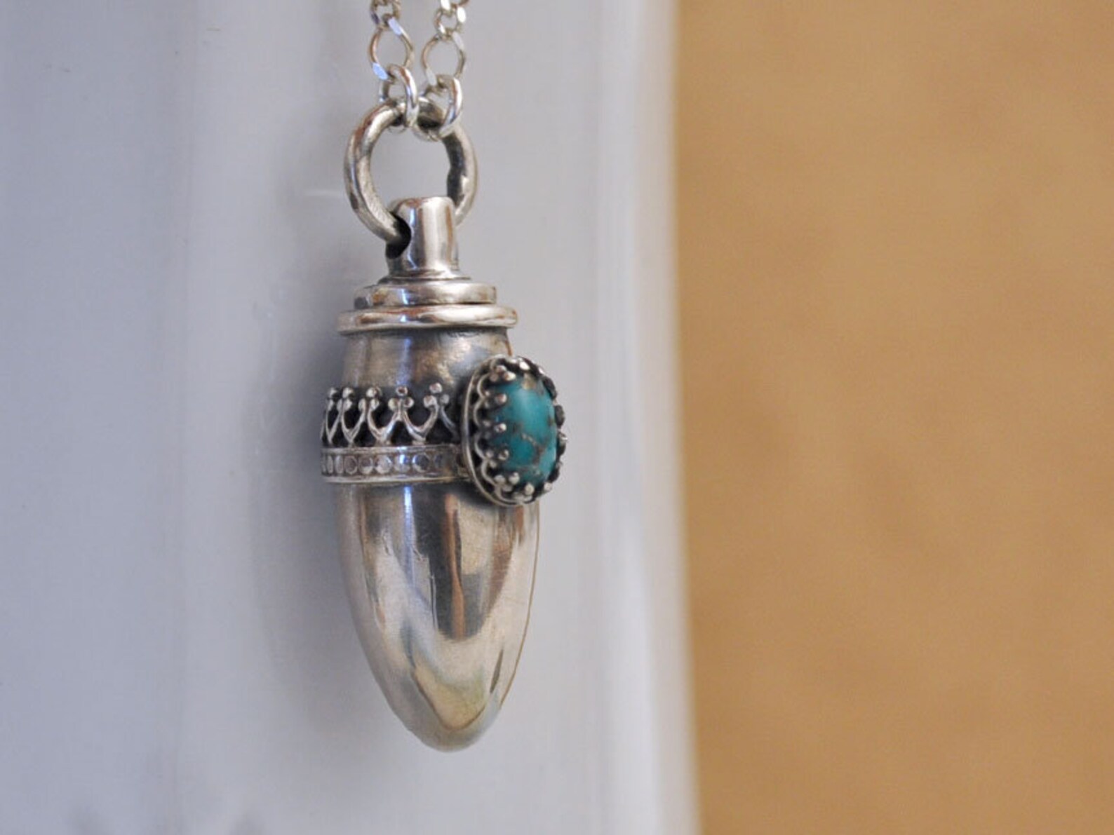 Sterling Silver 925 Container Necklace Pill Box Tube Locket - Etsy