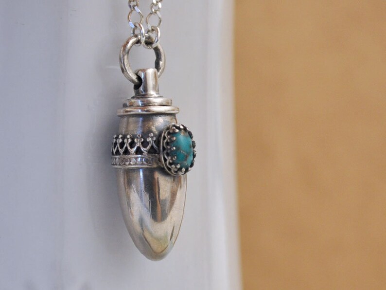 Sterling Silver 925 Container Necklace Pill Box Tube Locket - Etsy