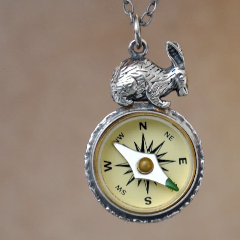 Old Compass Pendant - Etsy