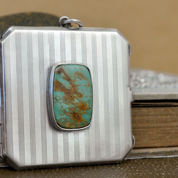 Large Square Locket - Etsy