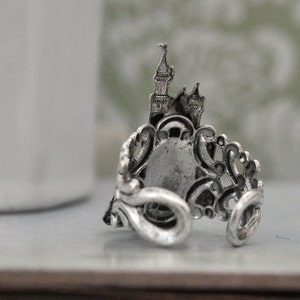 Once Upon a Time Castle Ring in Silver, ONCE UPON a TIME, Large ...