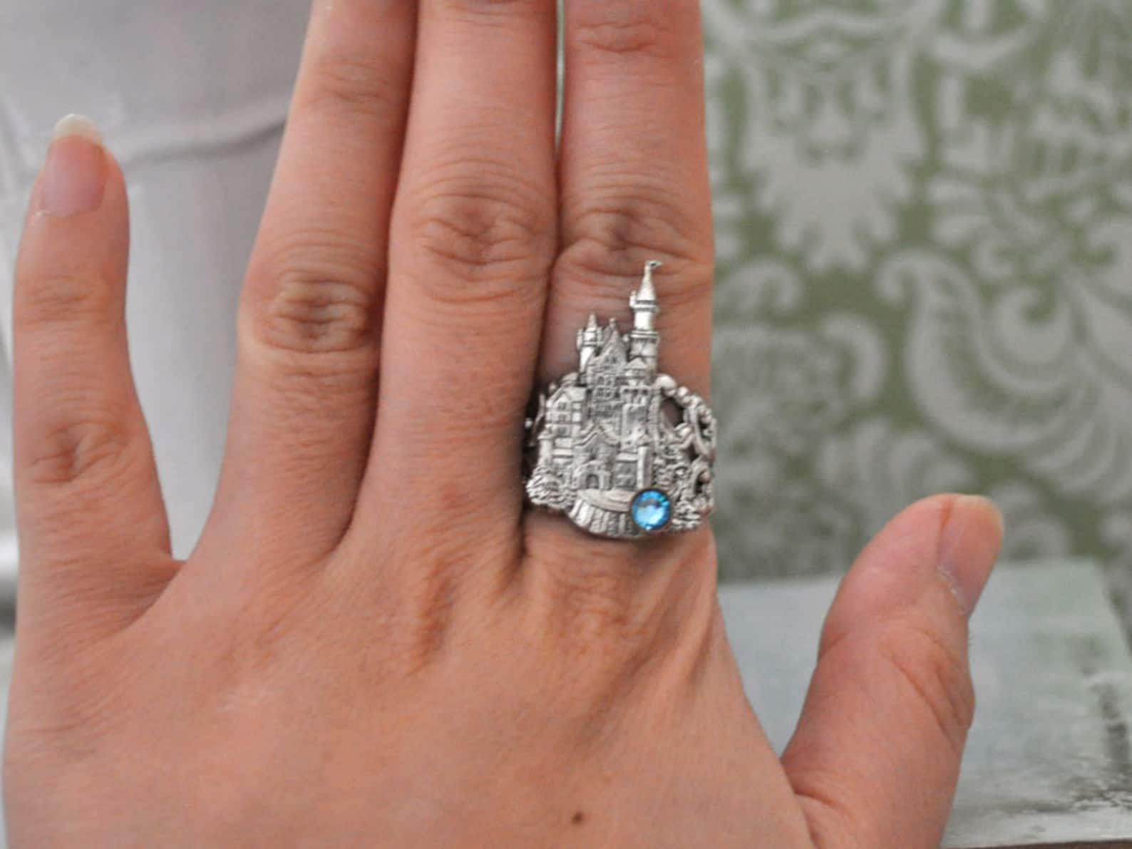 Once Upon a Time Castle Ring in Silver, ONCE UPON a TIME, Large ...