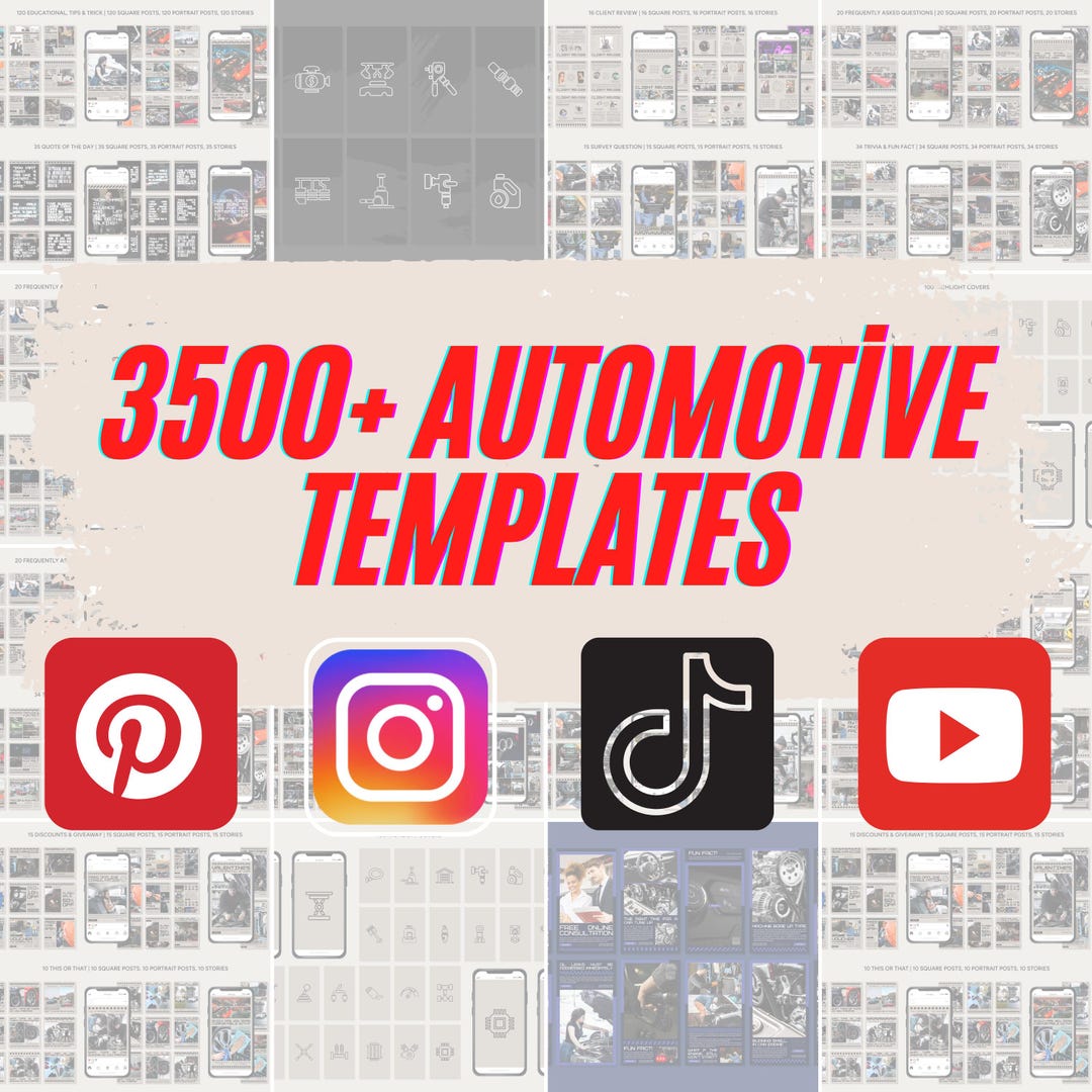 3500+ Automotive Templates | Car Dealership Marketing, Canva Templates ...