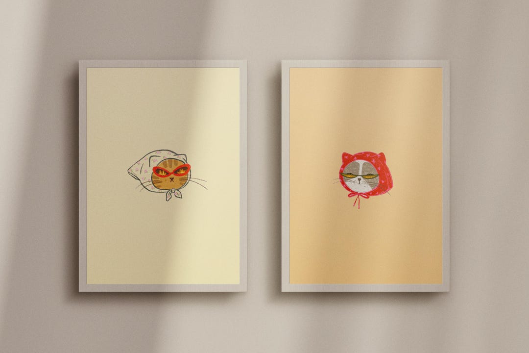 Downloadable Pdf-poster: PYRO CATS - Etsy