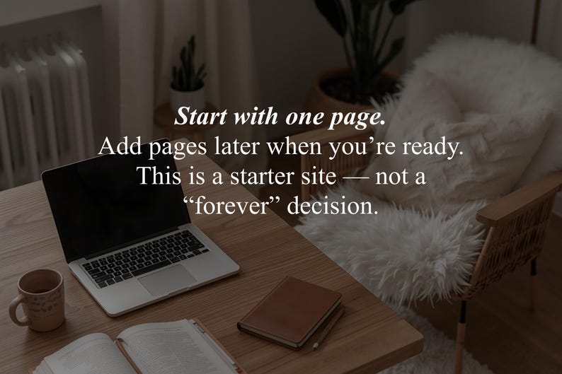 Squarespace Founder Landing Page Template | One Page Website Copywriter ...