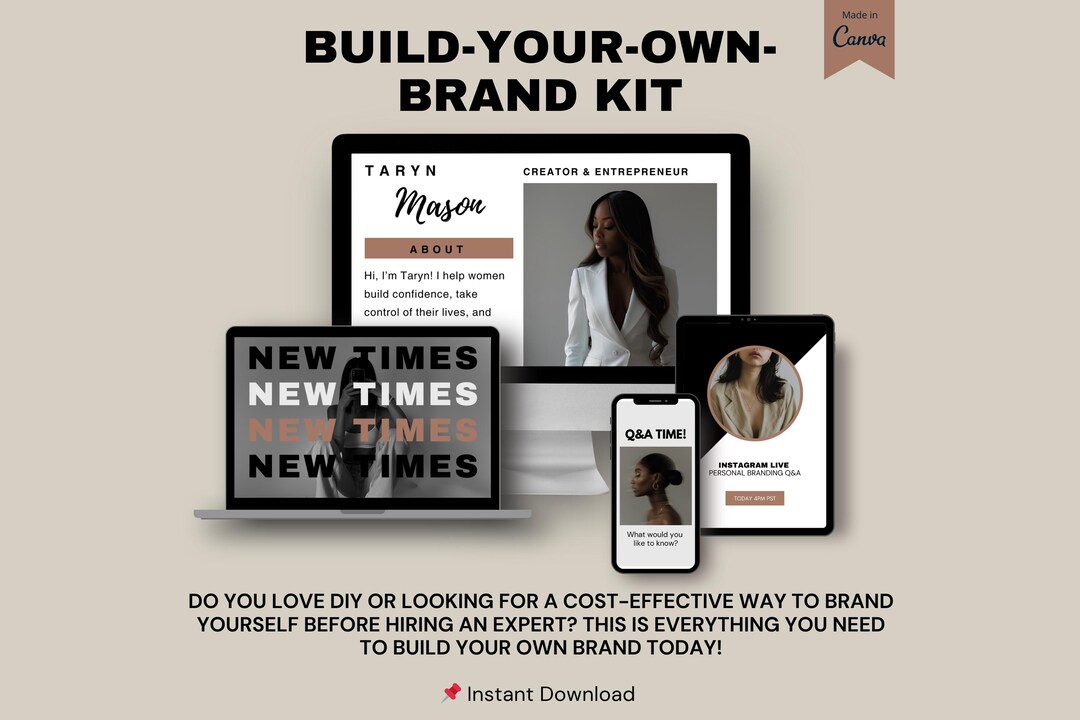 Boss Entrepreneur Build Your Own Brand Kit Personal Brand New Brands ...
