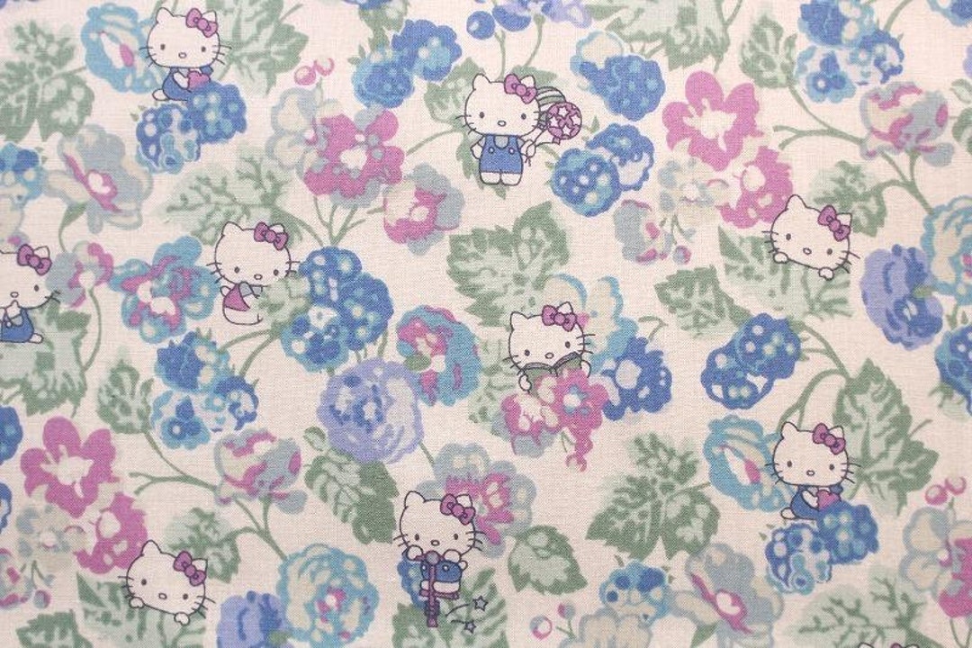 Hello Kitty Liberty Printed in Japan - Momokoblackberry - J24B - Blue ...