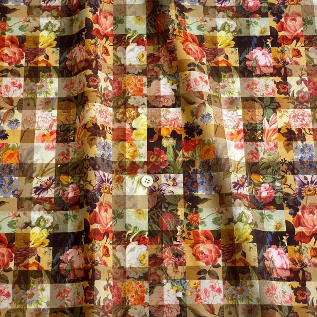 Liberty Tana Lawn Printed in Japan - Archive Gingham - D - Orange ...