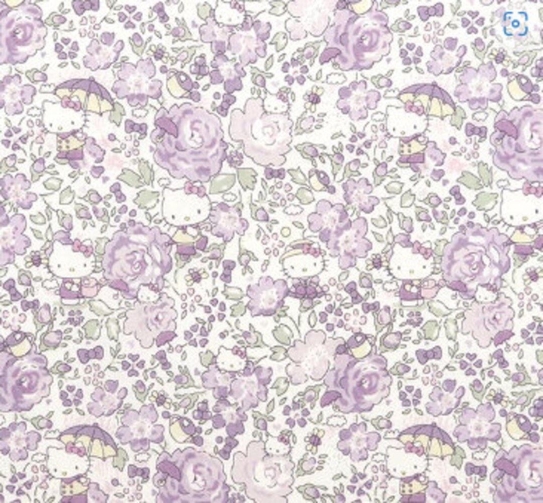 Hello Kitty Liberty Tana Lawn Original Liberty Printed in - Etsy
