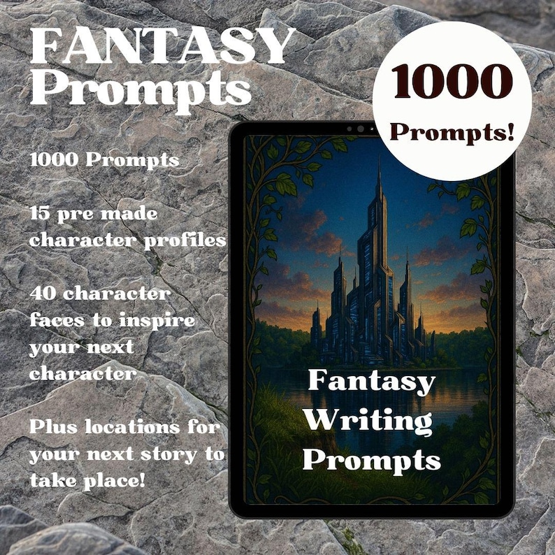 1000 Fantasy Writing Prompts: Story Inspiration, Character Profiles ...