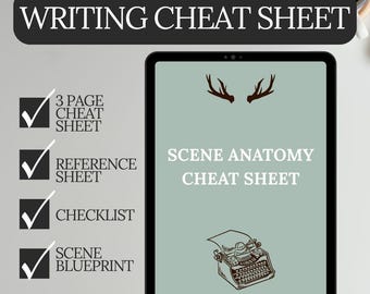 Show, Don't Tell Cheat Sheet for Writers – Fiction Planning PDF ...