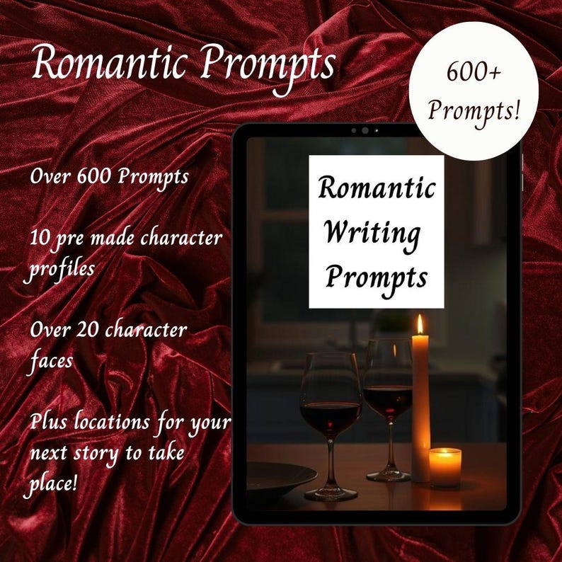 600+ Romantic Writing Prompts: Story Starters (PDF Download) - Etsy