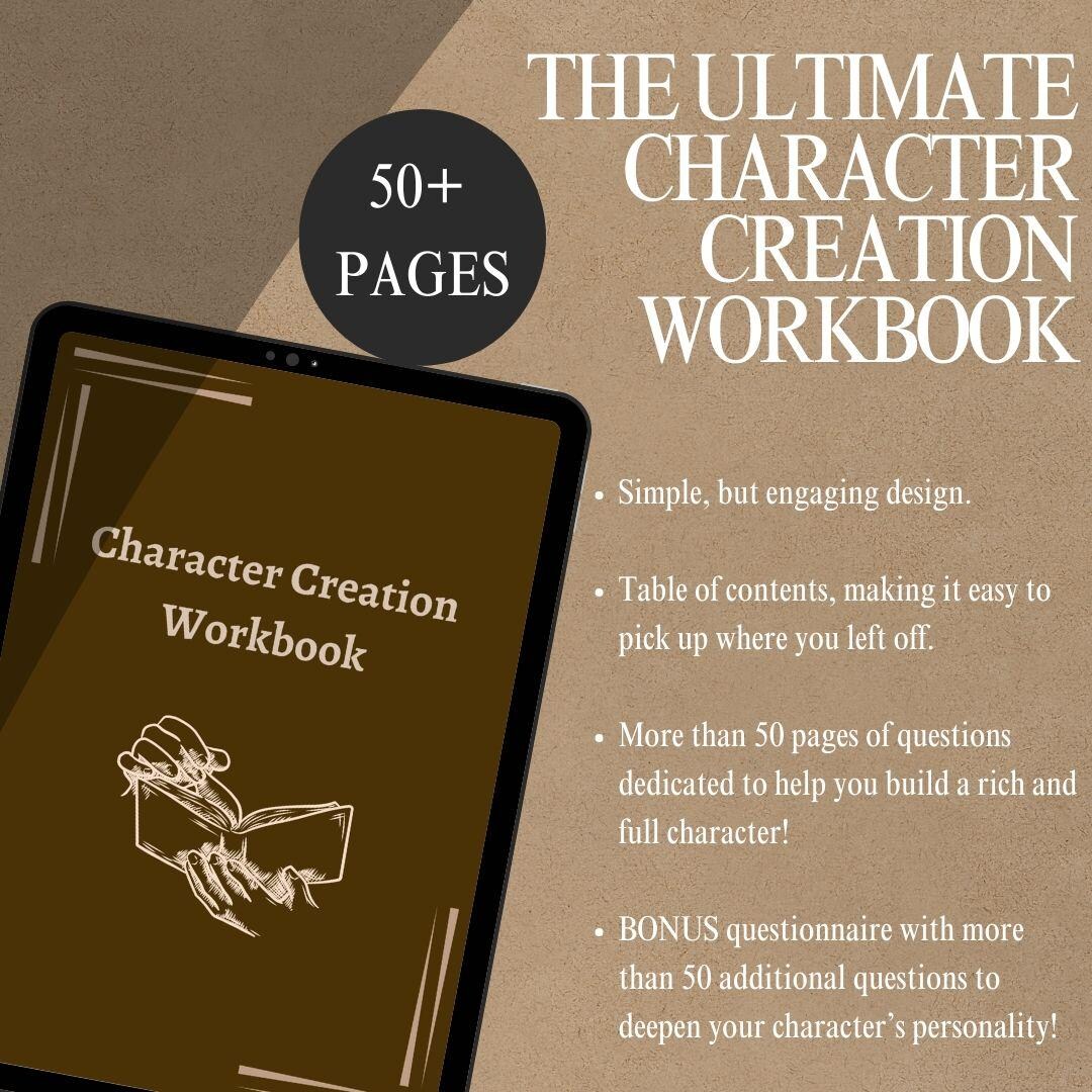 Character Development Workbook | ULTIMATE Character Creation | Writing ...