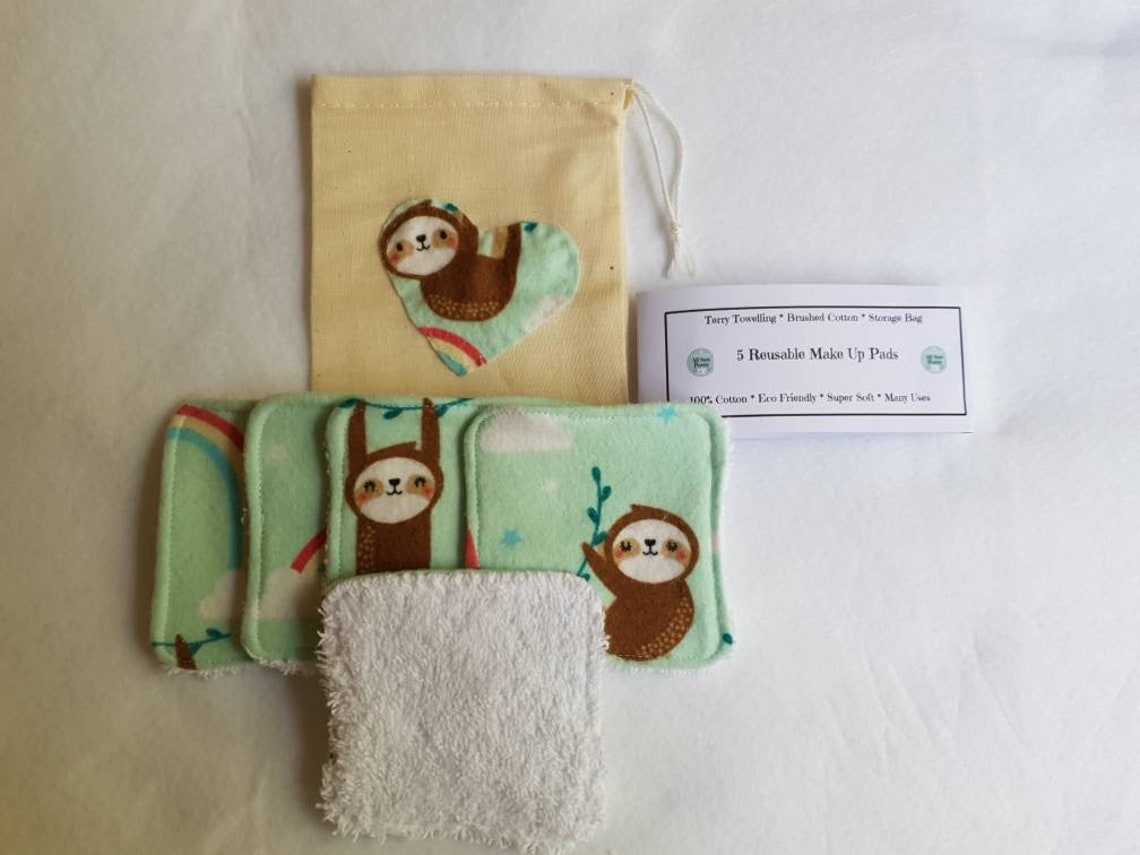 REUSABLE Make up Remover PADS No More Plastic Eco Living - Etsy