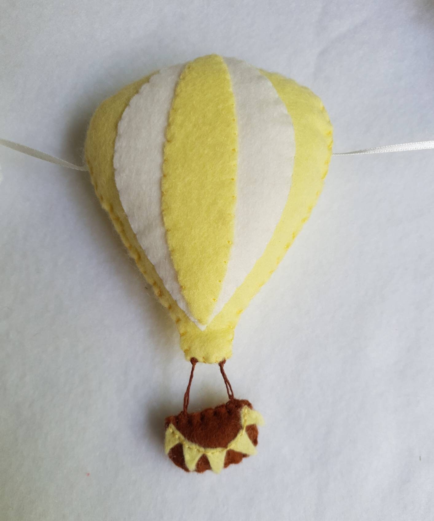 Hot Air Balloon and Clouds Garland bunting Mobile Wall Hanging | Etsy