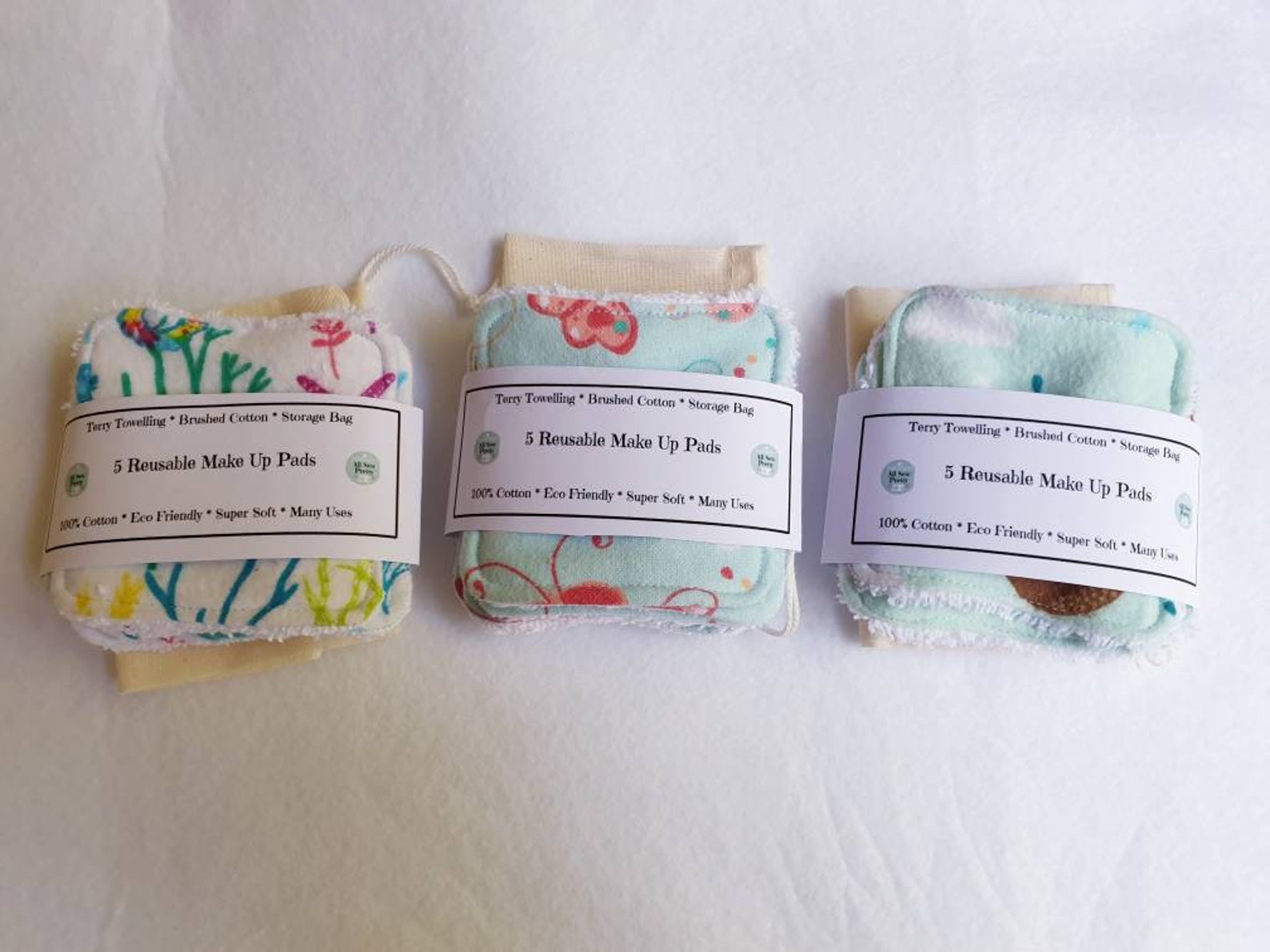 REUSABLE Make up Remover PADS No More Plastic Eco Living - Etsy