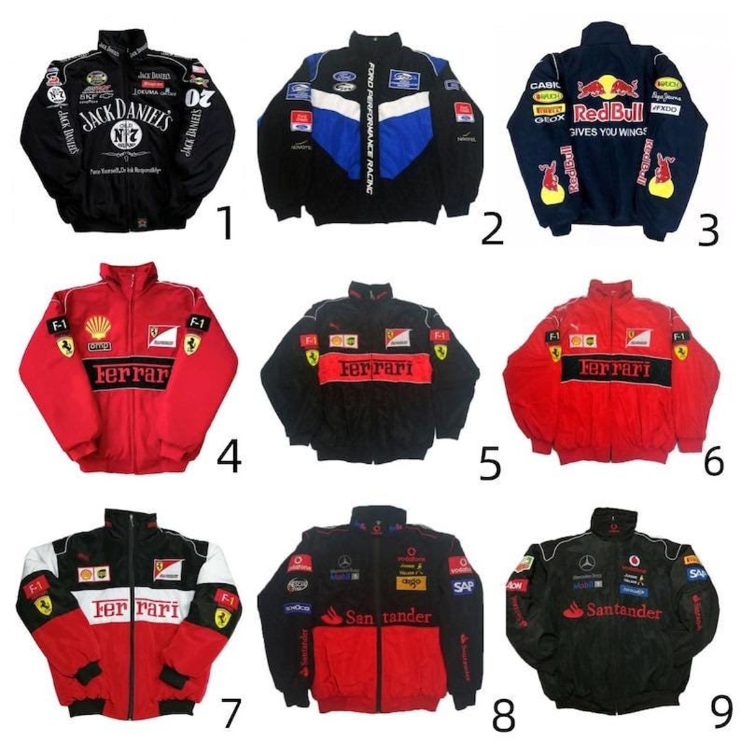 Ferrari Jacket,vintage F1 Jacket,racing Pilot Jacket,old School,formula ...
