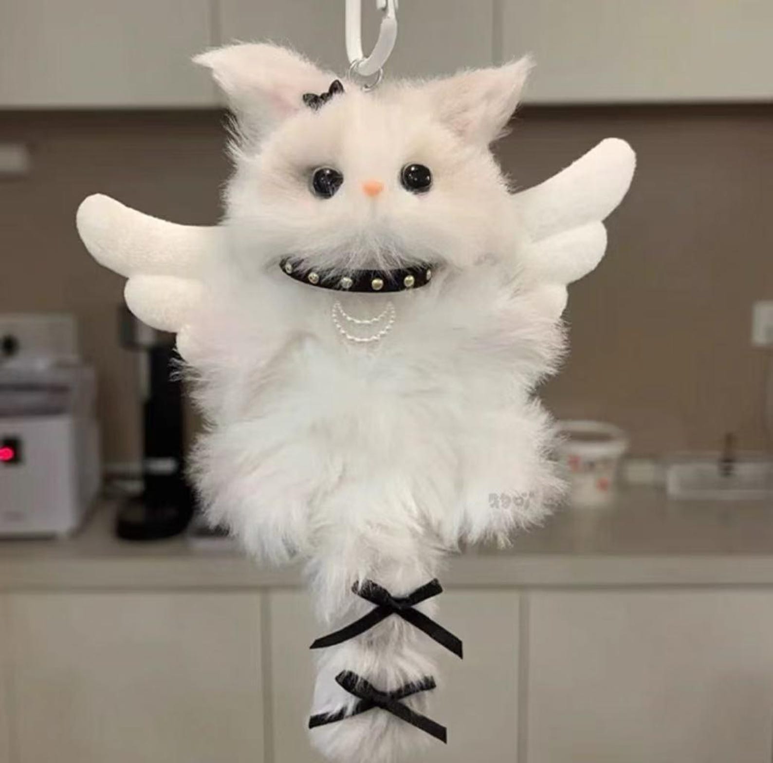 DIY Fluffy Cat Plush Keychain Kit – Cute Handmade Craft Set, Kawaii ...