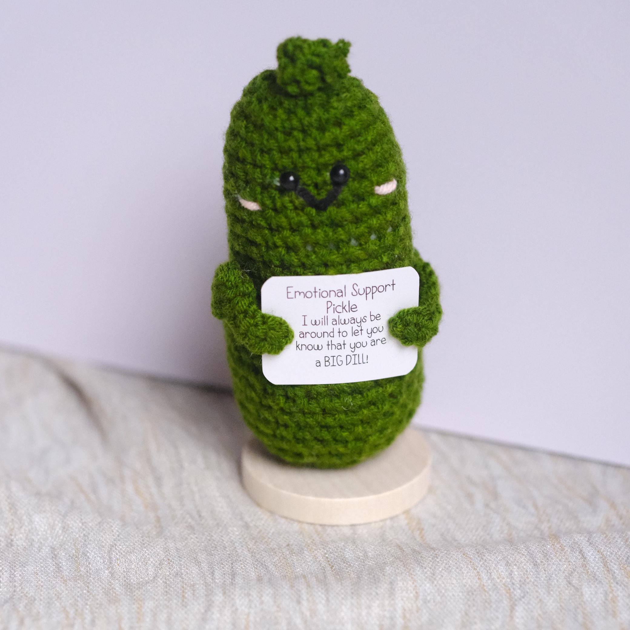 Handmade Crochet Friends for Your Desk, Positive Support Gift,emotional ...