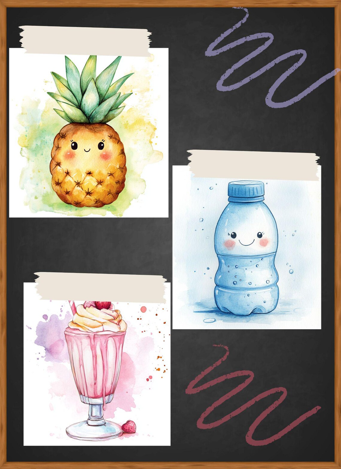 Food Flashcards for Kids: Nutrition Learning Cards (digital Download ...