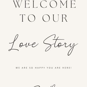 Cream Elegant Aesthetic Minimalist Welcome Sign Poster Banner Print ...