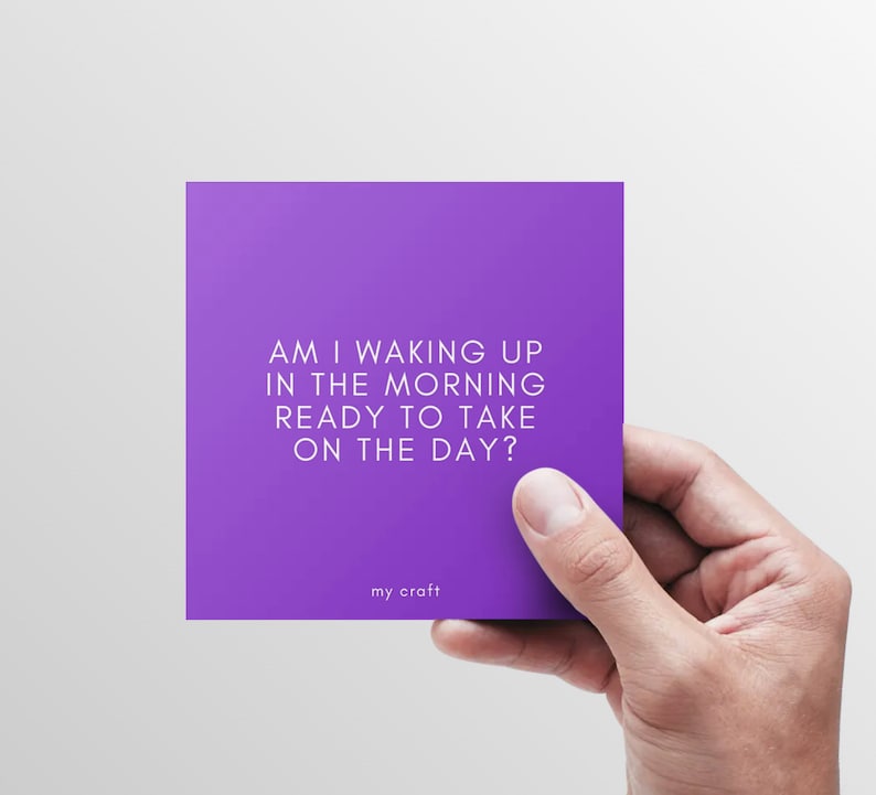 Today I'm Asking Myself, DIGITAL PDF, Thoughtful Prompt Cards for Self ...