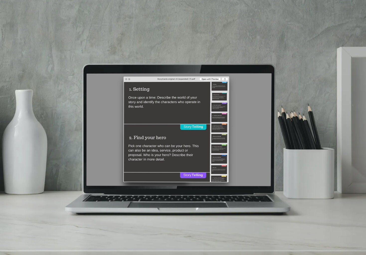 Hero's Journey DIGITAL PDF for Storytelling, Prompt Cards (1 File) and ...