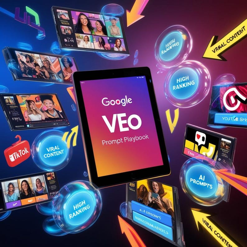 Google VEO 3 Prompt Playbook | Viral Prompts, Content Creation Tools ...