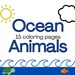 Animals Coloring Pages, Printable Booklet, Ocean and Sea Animals ...