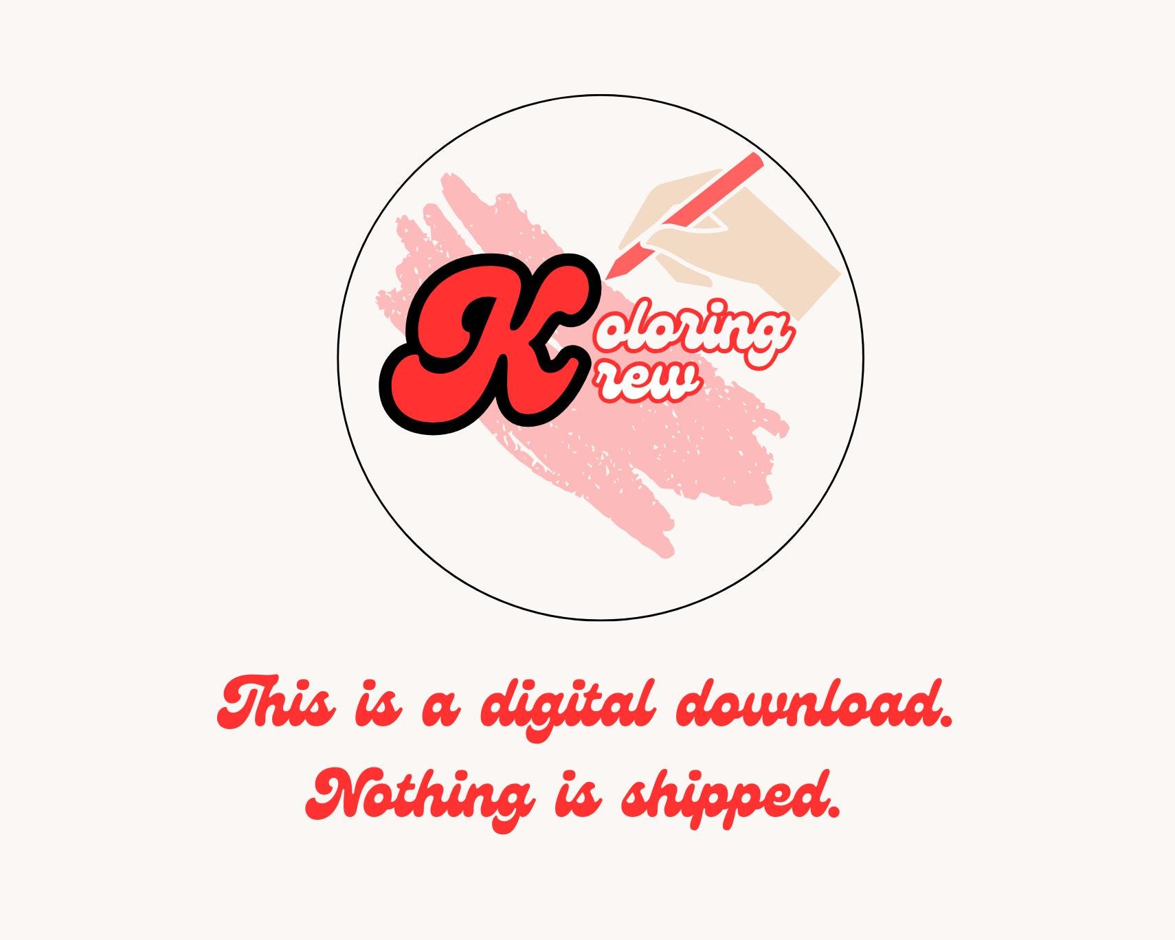 Vehicle Coloring Pages, Printable Booklet, Bold and Simple, Designed ...