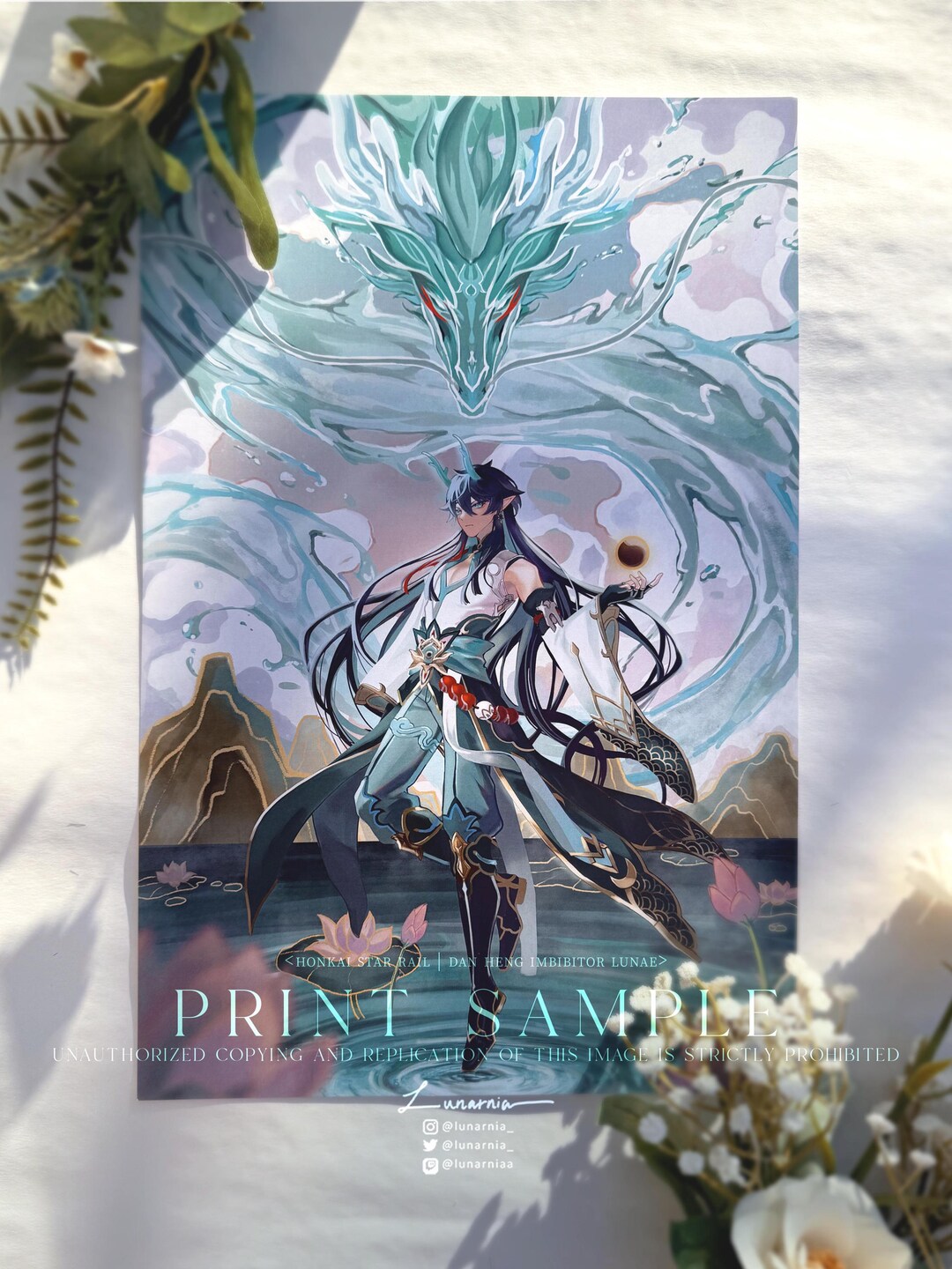 Honkai: Star Rail Danheng Imbibitor Lunae | Art Print 11 X 17 - Etsy