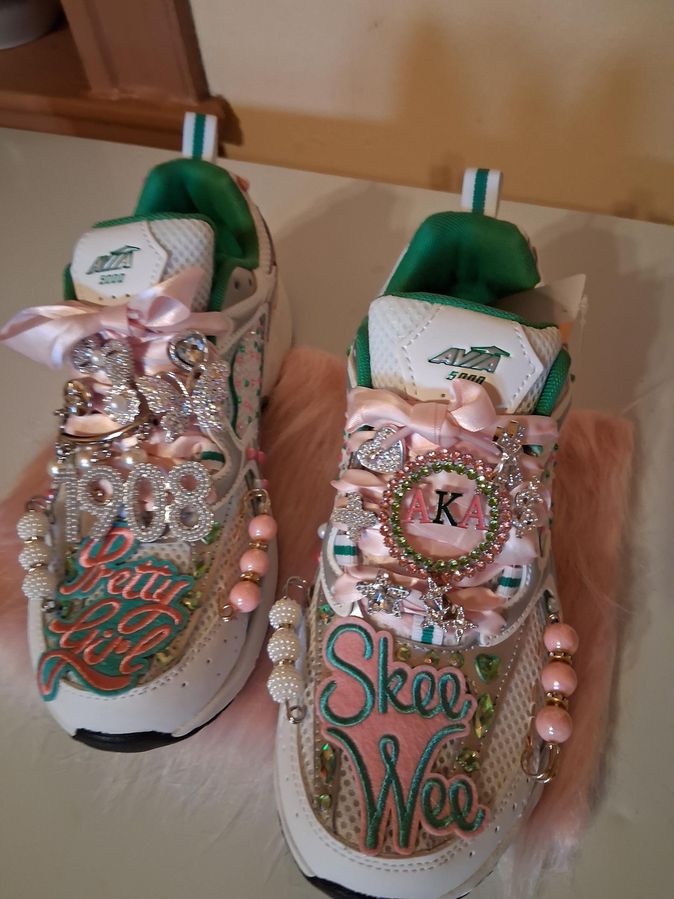 Custom AKA Avia 5000 Sneakers Sorority Girls Only - Etsy