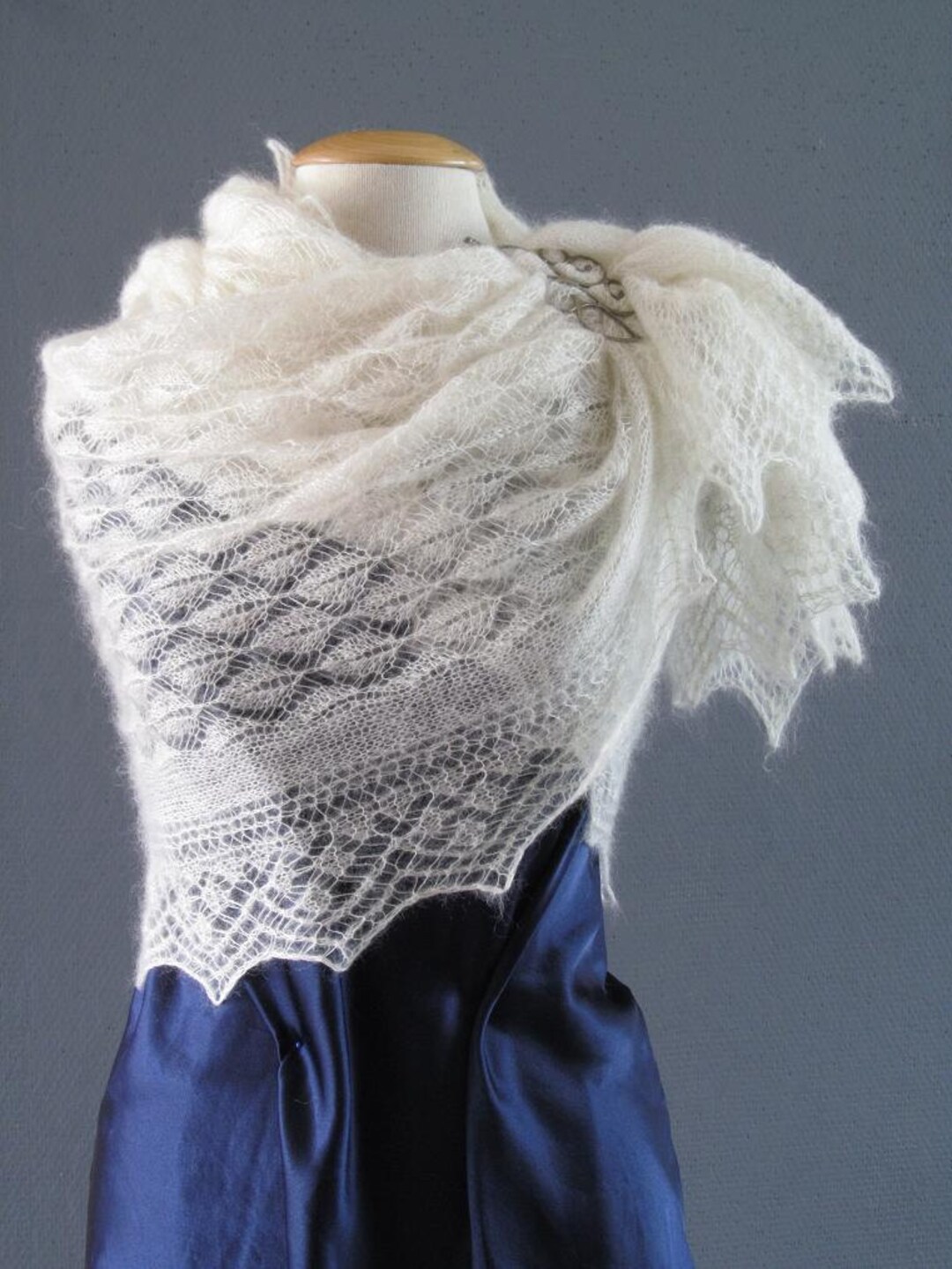 Kawaii Kidsilk Handknitted Lace Shawl Pattern PDF - Etsy