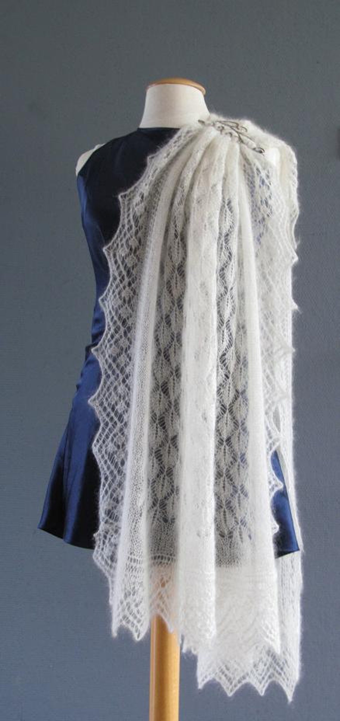 Kawaii Kidsilk Handknitted Lace Shawl Pattern PDF - Etsy Canada