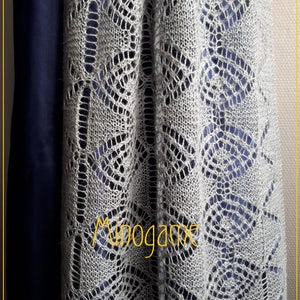 Minogame, a Lace Shawl With Hexagons KNITTING PDF - Etsy