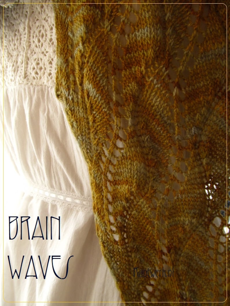 Brain Waves, a Lace Knitting Pattern PDF - Etsy