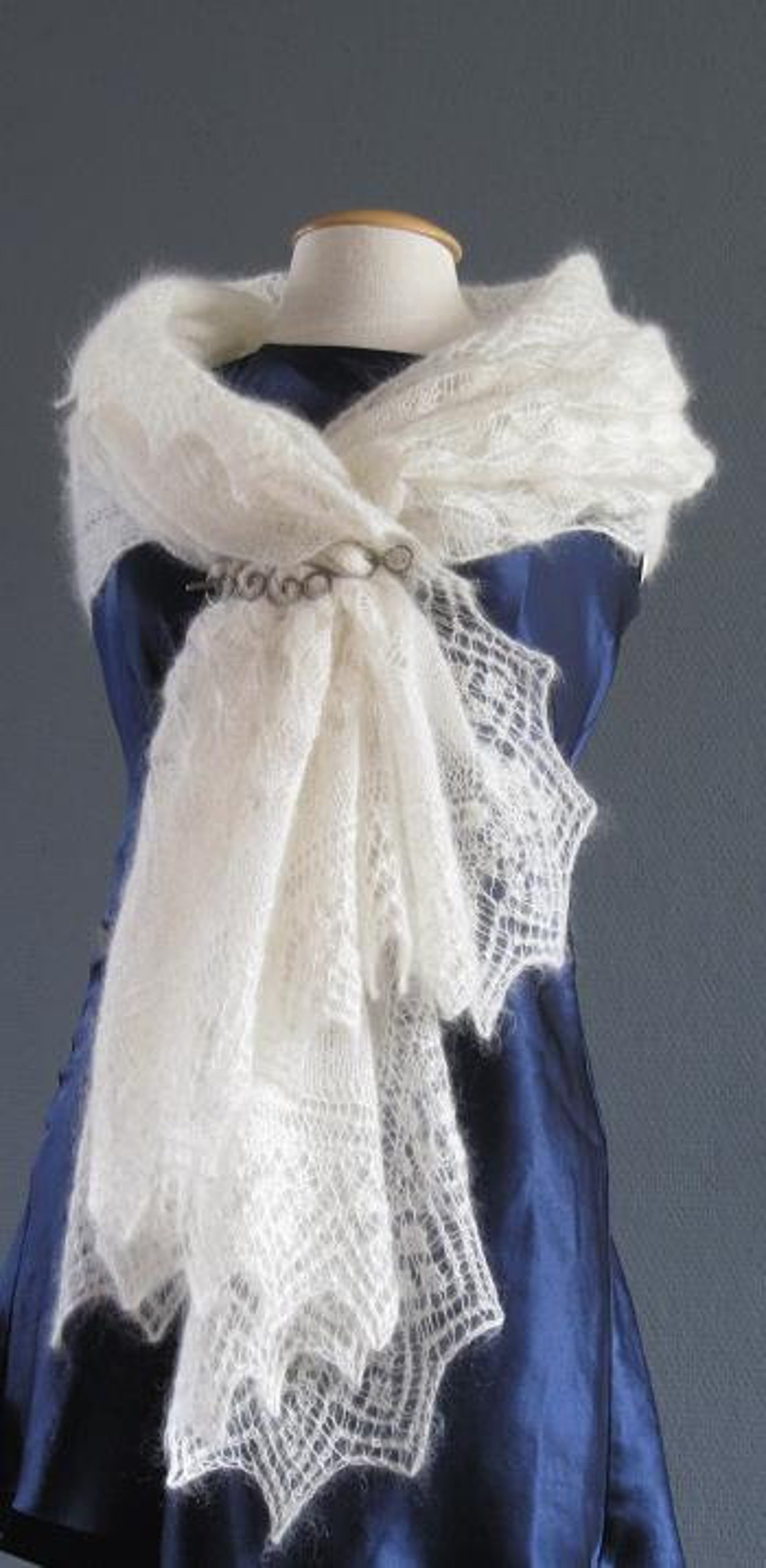 Kawaii Kidsilk Handknitted Lace Shawl Pattern PDF - Etsy Canada