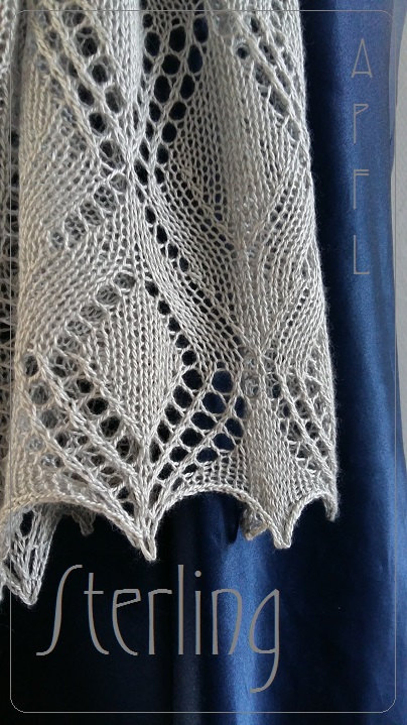 Sterling PATTERN PDF for a Rectangle Lace Shawl Beginners - Etsy