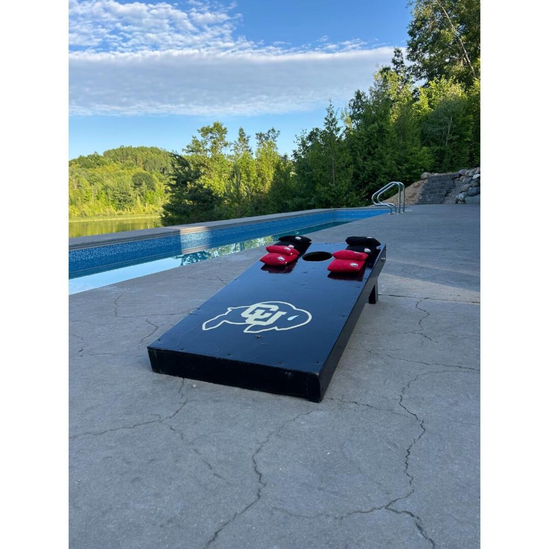 Custom Logo Cornhole Board Set | Personalized Wedding, Business, Family ...