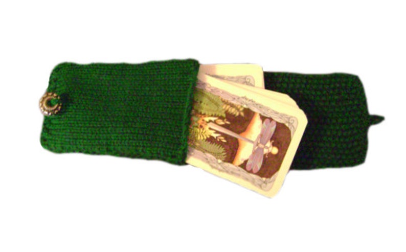 Tarot Card Case Custom Knit Handmade Pagan Wiccan - Etsy