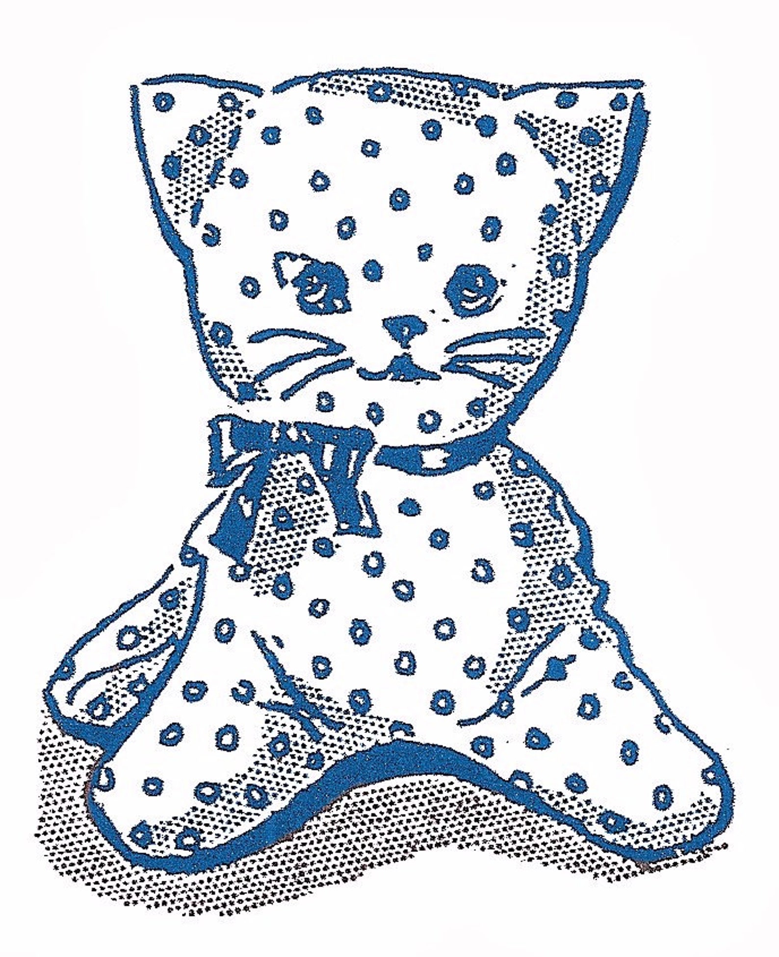 Sewing Pattern Kitty Cat Kitten Full Size Pattern Pieces PDF Instant ...