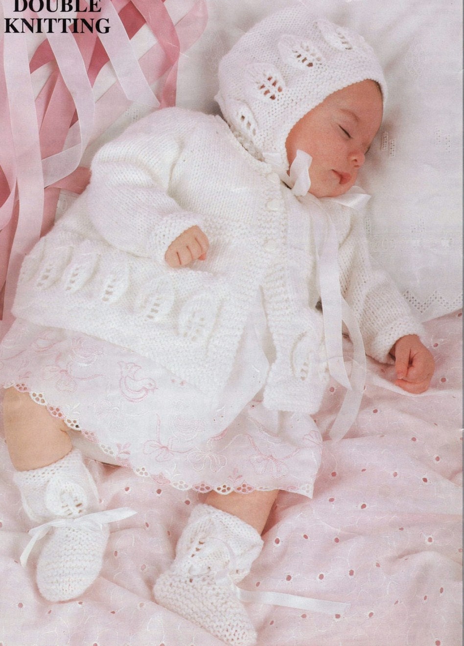 Vintage Style Baby Knitting Patterns 8PLY Light Worsted - Etsy Australia